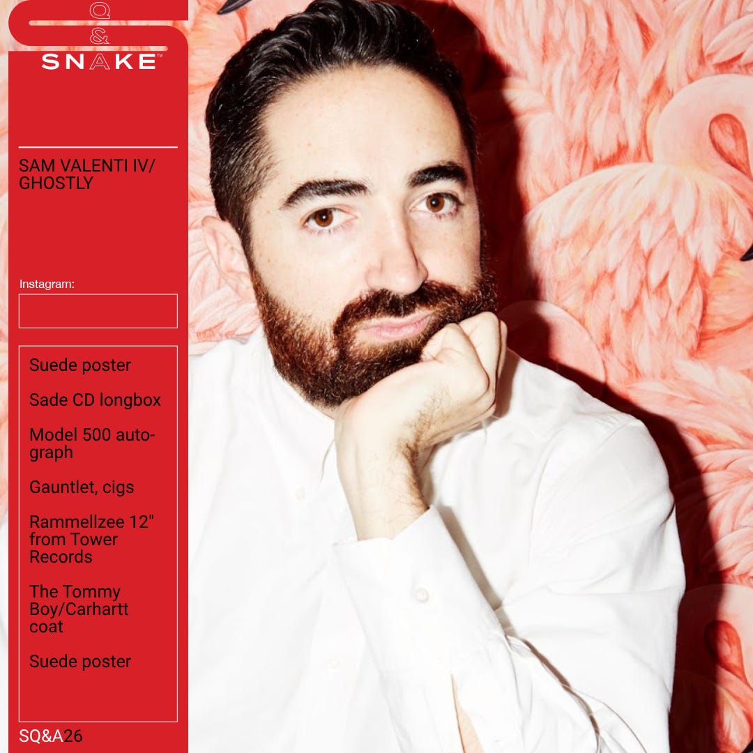 Snake Q&A 026: Sam Valenti IV/Ghostly