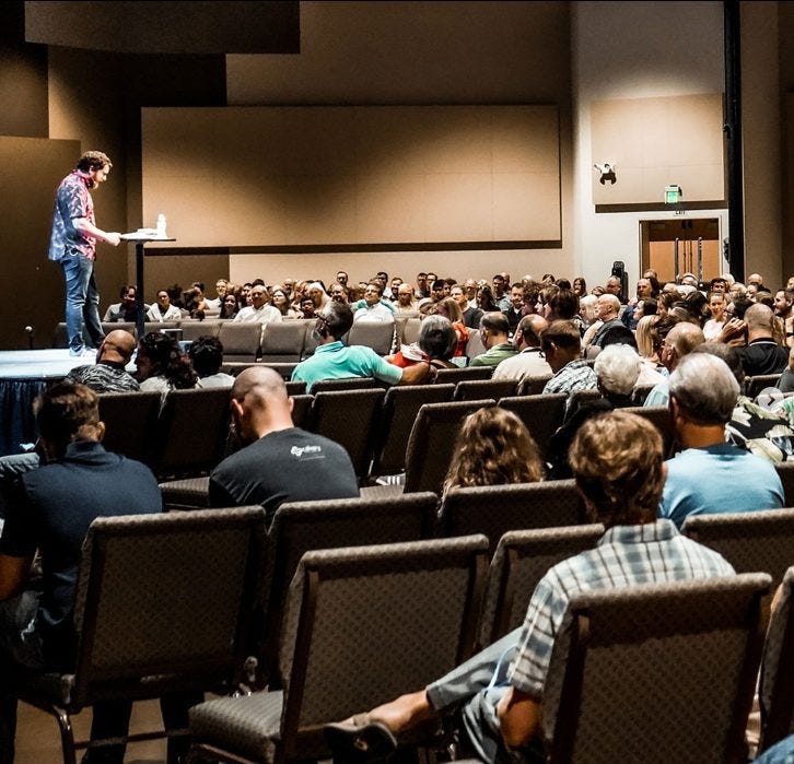 A Gallery Of The Faithful Gathering For Church. Album 27
