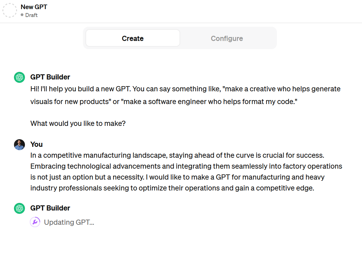 Industrial LLMs: Business of Manufacturing Technology
