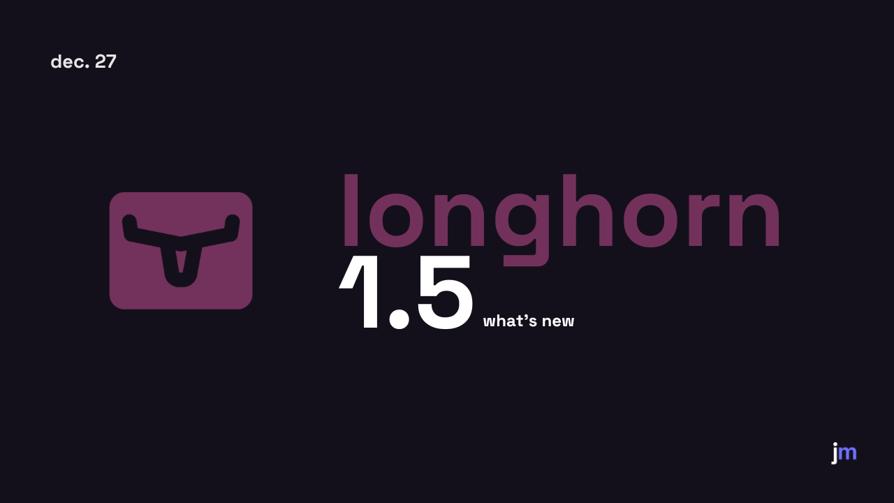 Longhorn 1.5 - jmcglock