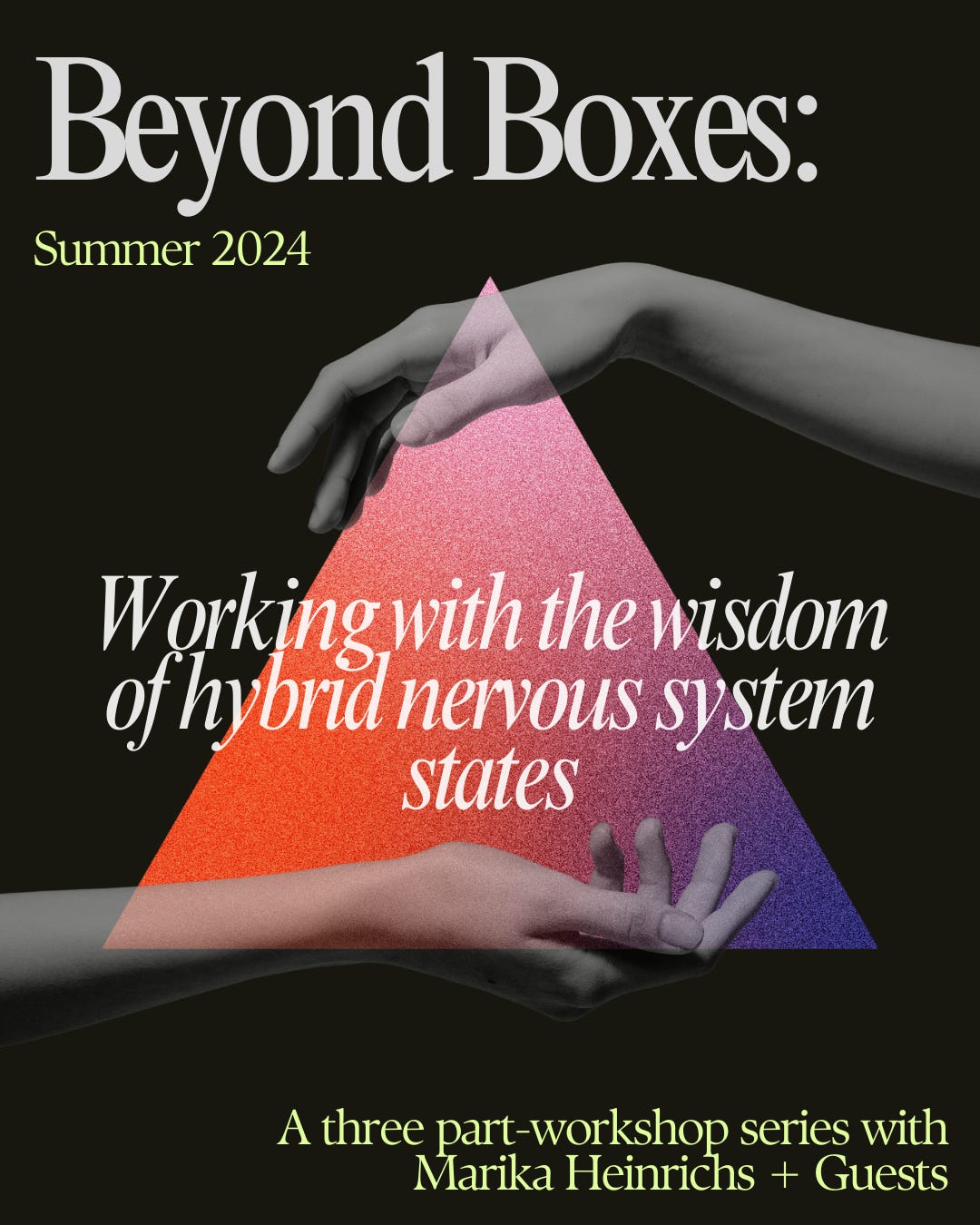 Beyond Boxes: Understanding and working with the wisdom of hybrid ...
