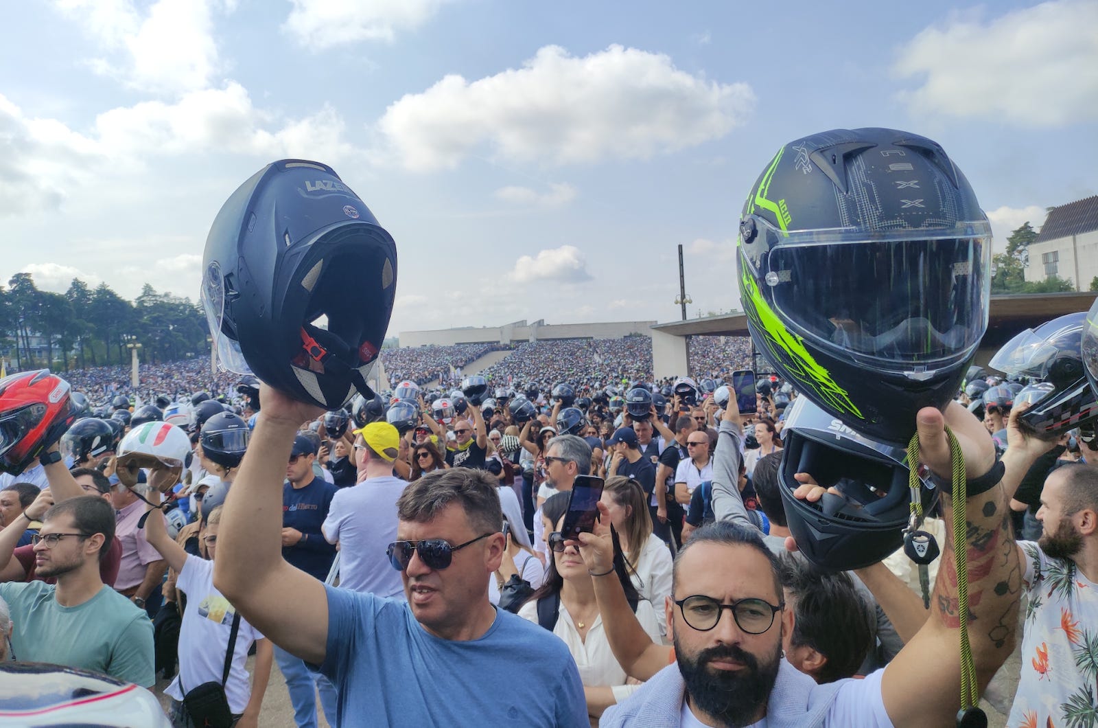 When 180,000 bikers come to Mass