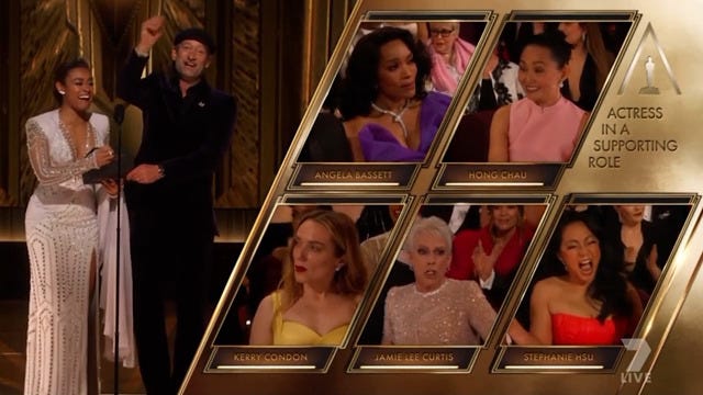 Angela Bassetts Oscars Face By Sharifa