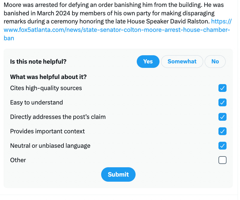 Georgia Representative State Senator Colton Moore was Jailed for Trying ...