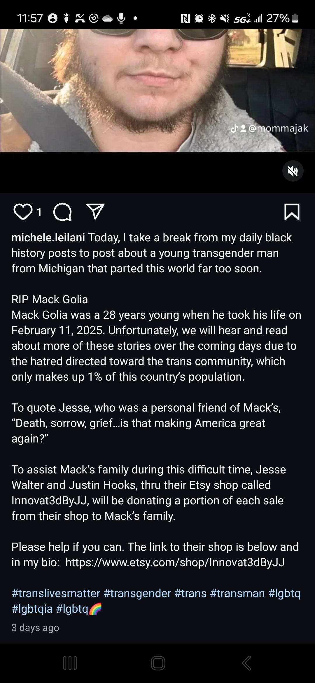 The Dead Names: Margaret "Mack" Golia - Exulansic
