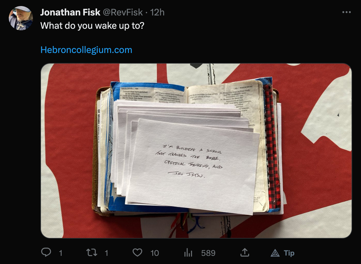 Build Something - by Jonathan McAdam Fisk - RevFisk.com