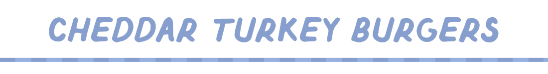 skillet cheddar turkey burgers - by Caroline Chambers