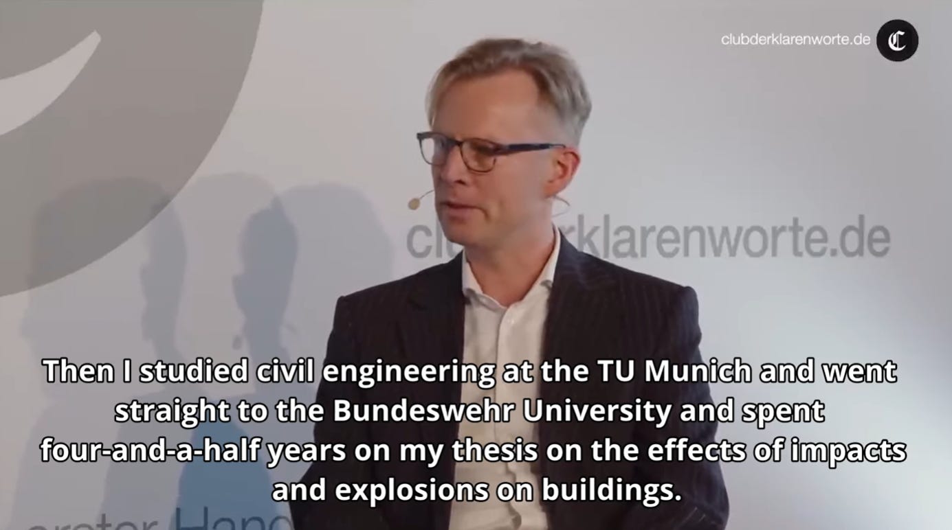 German PhD Structural Engineer, Physics Professor & Explosives Expert ...
