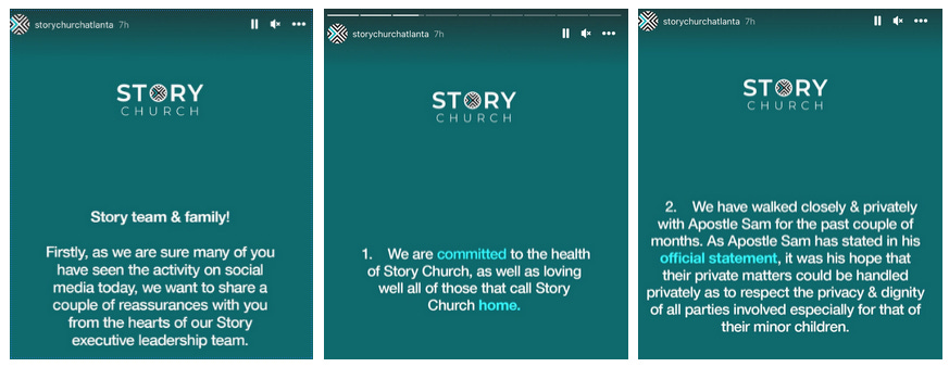 Story Church Issues Statement About Accused Pastor Sam Collier, Then ...