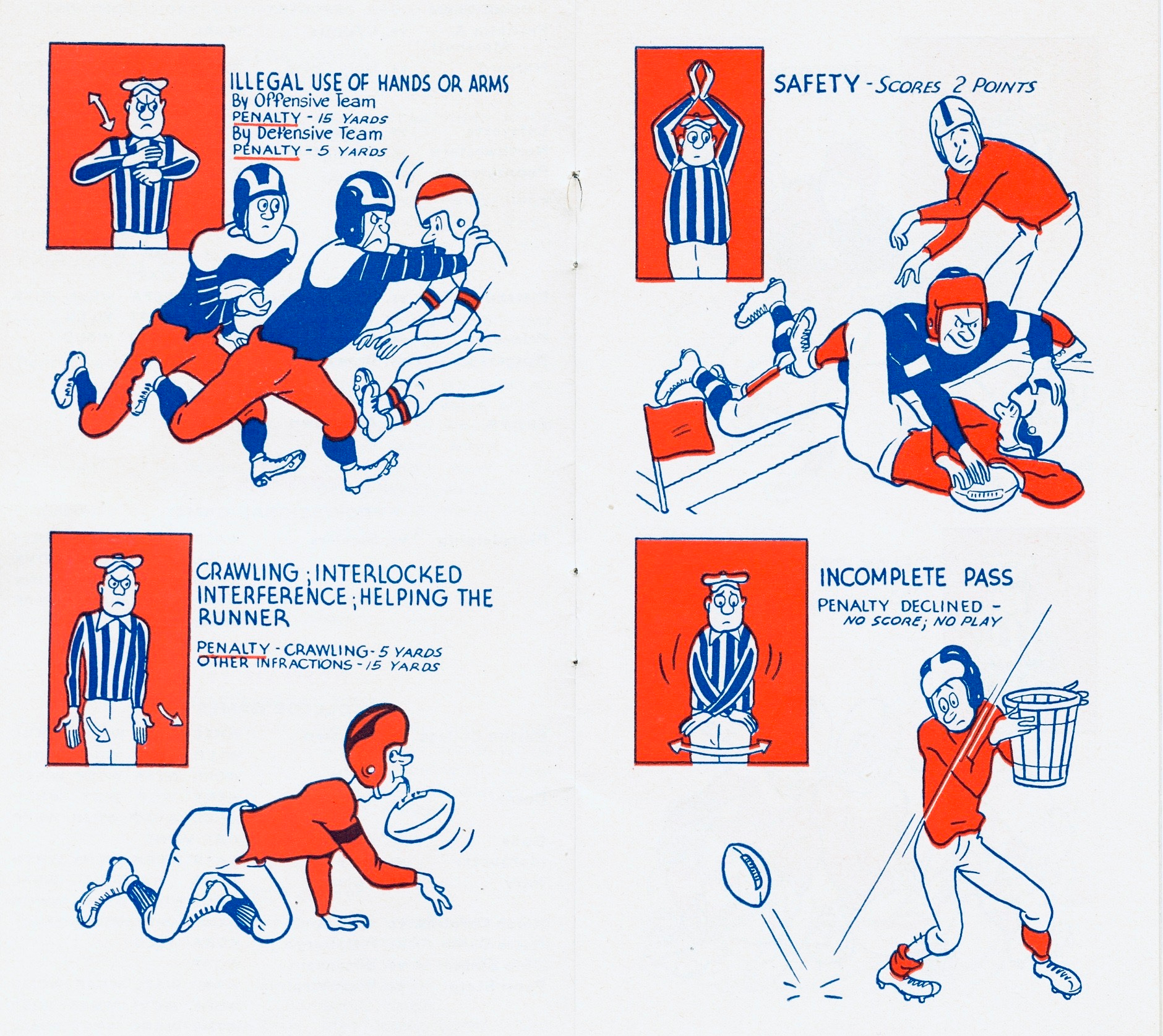 The Art of Football Officials' Signals