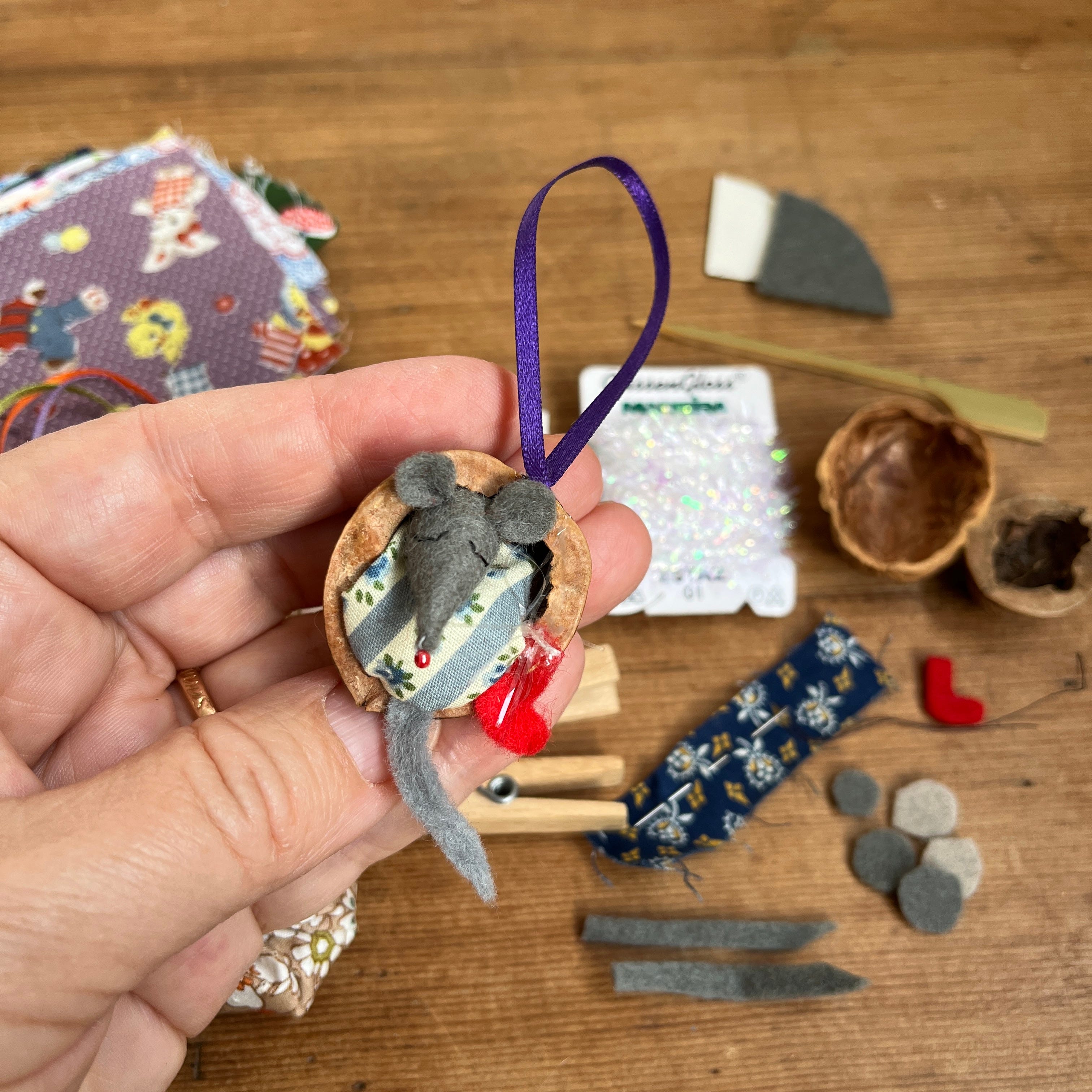 Walnut Shell Mouse Making Workshop - by Alice Wood