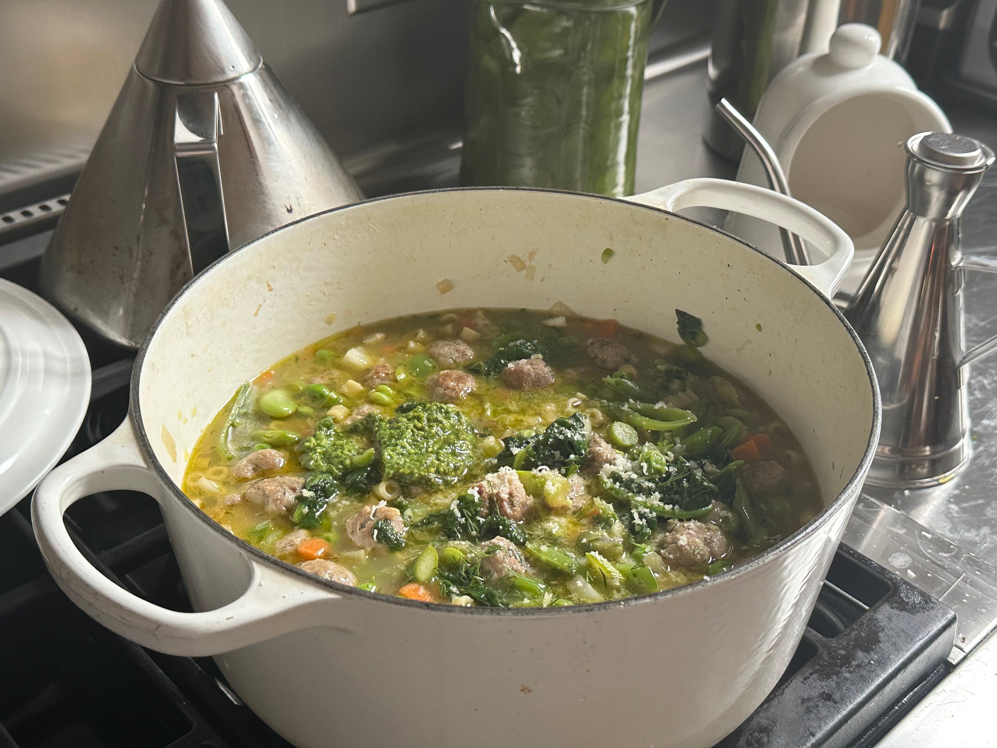 Spring Wedding Soup - by Clare de Boer - The Best Bit