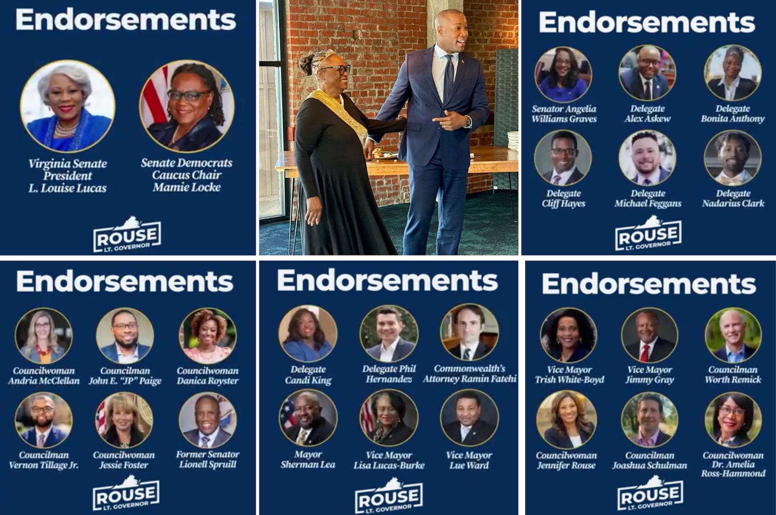 Bruce Smith, Cordish Win Casino; Aaron Rouse Endorsements for LG Flood ...