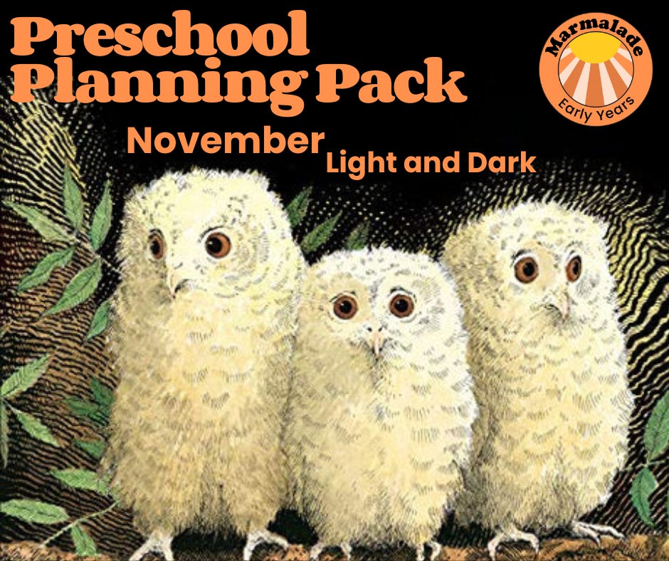 Your November Preschool Planning Pack
