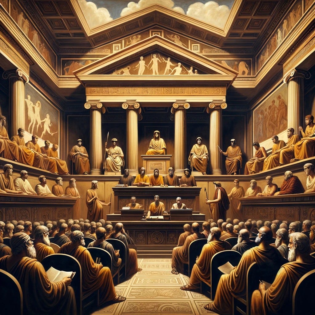 The Gavel of Athena - by Emil Ahangarzadeh