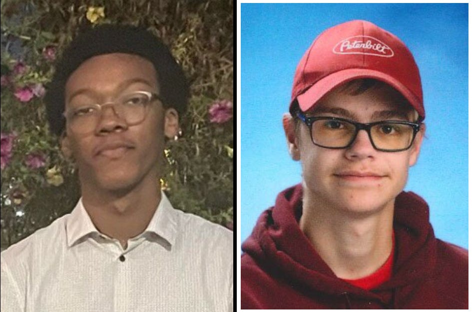 (left) Kalan Alexander Mahoney (age 18, Brampton, Ontario) died ...