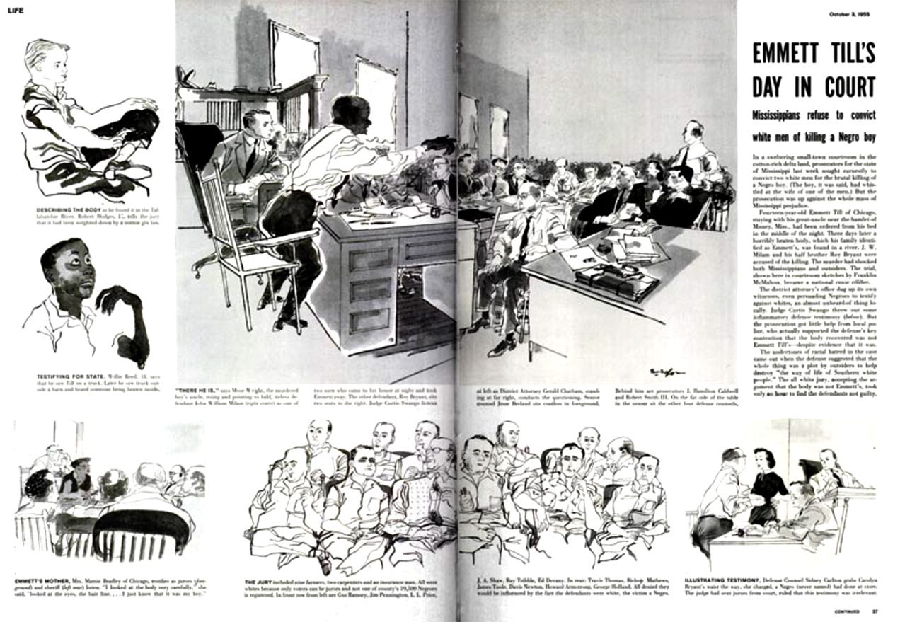 Franklin McMahon: Drawing and Making History at the Emmett Till Murder ...