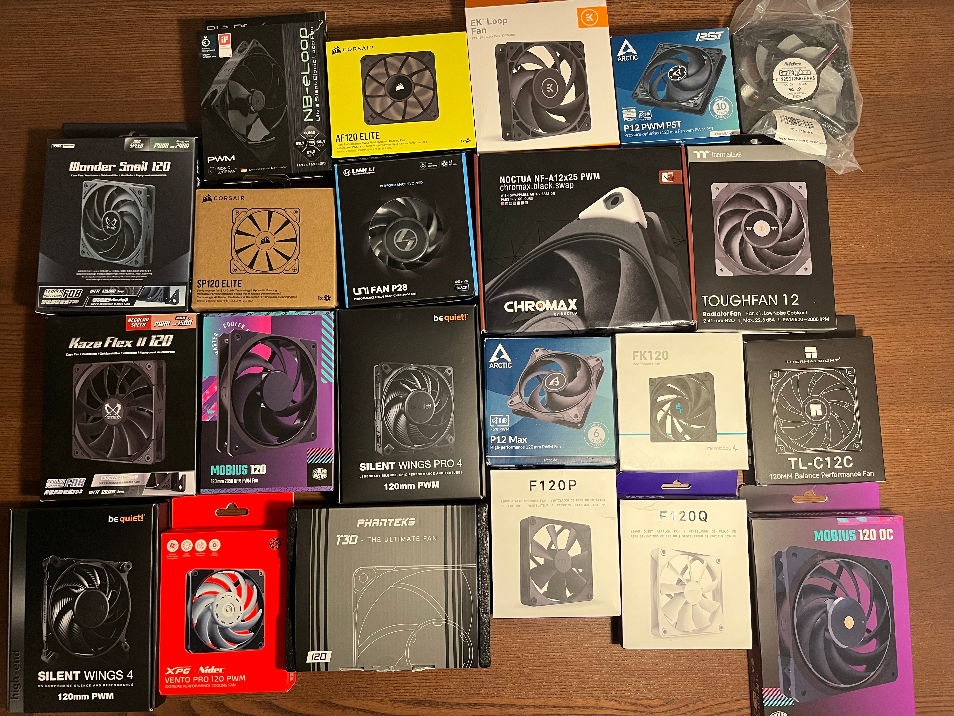 The Best 120mm Fans - by Jesse Durden - HeckaTech