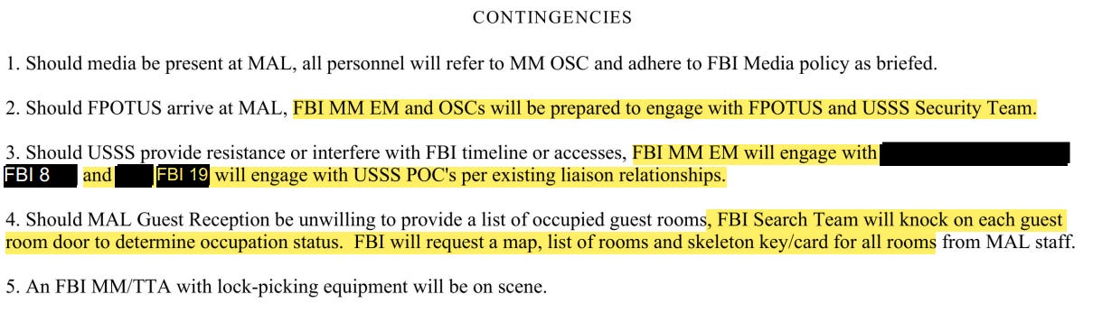 FBI Authorized Use of Deadly Force During Mar-a-Lago Raid