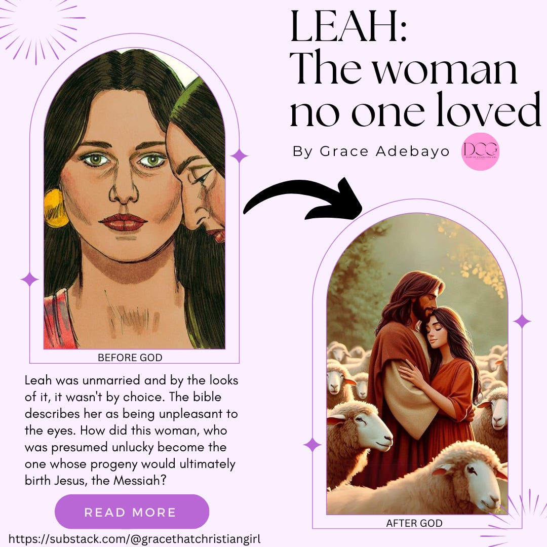LEAH: The woman no-one loved. - by Grace Adebayo