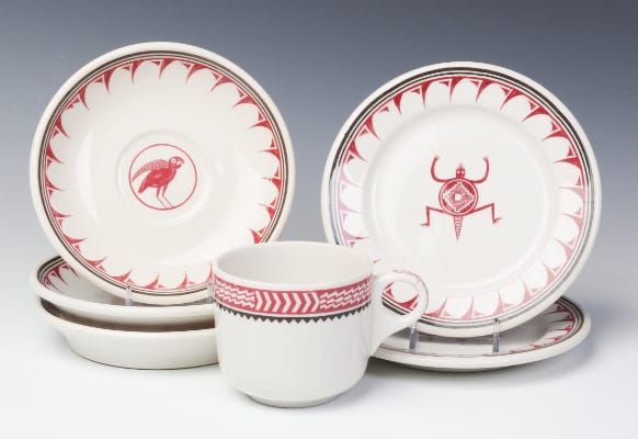 Southwestern Dinnerware Pattern - by Jan Spell