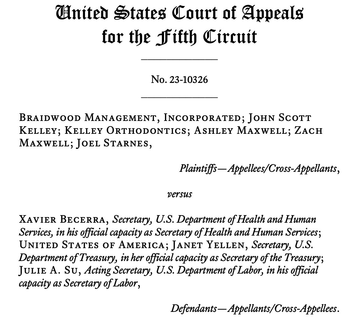 5th Circuit panel skeptical of ending ACA requirements during appeal