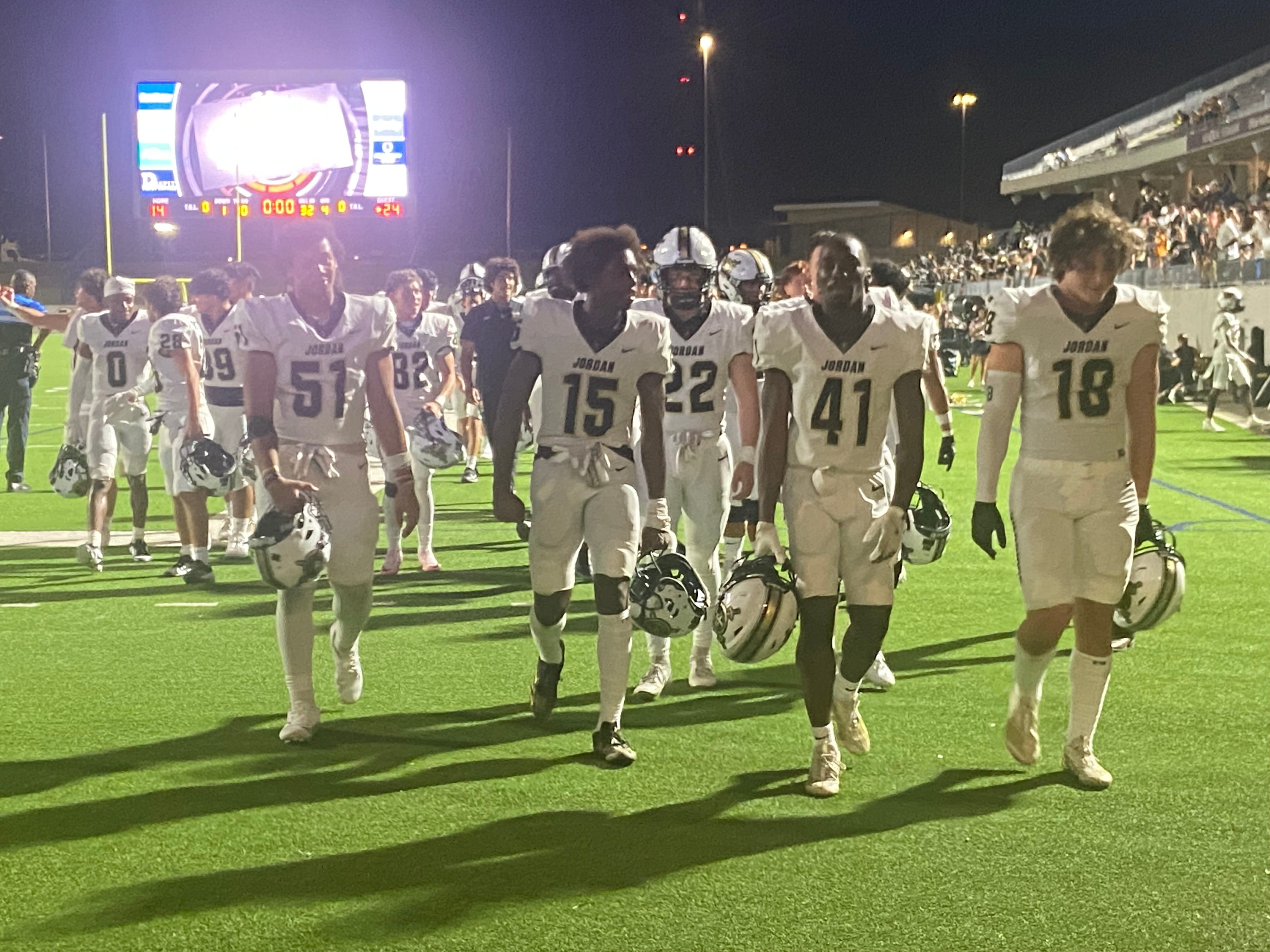 Football: Jordan looking forward after milestone win to open 19-6A play