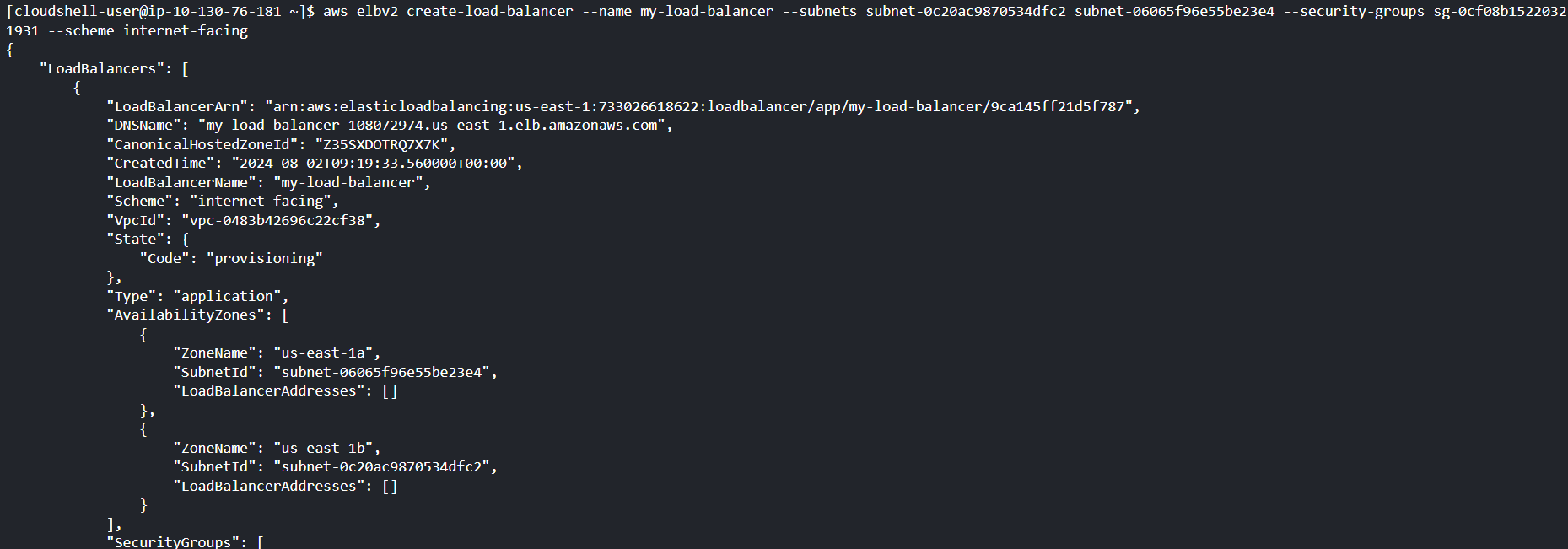 Implementing Load Balancer in EC2 for Applications on AWS