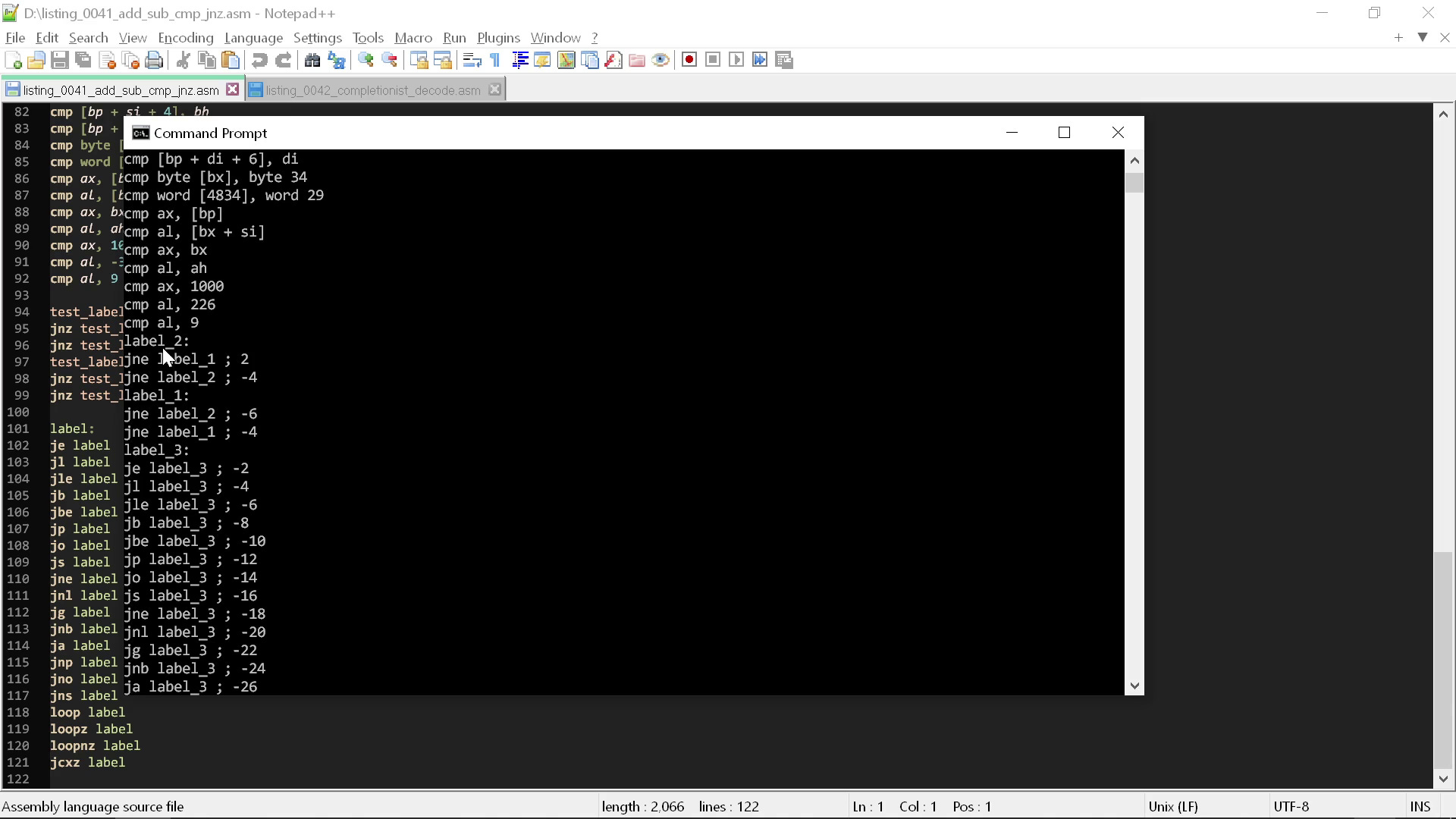Opcode Patterns in 8086 Arithmetic - by Casey Muratori
