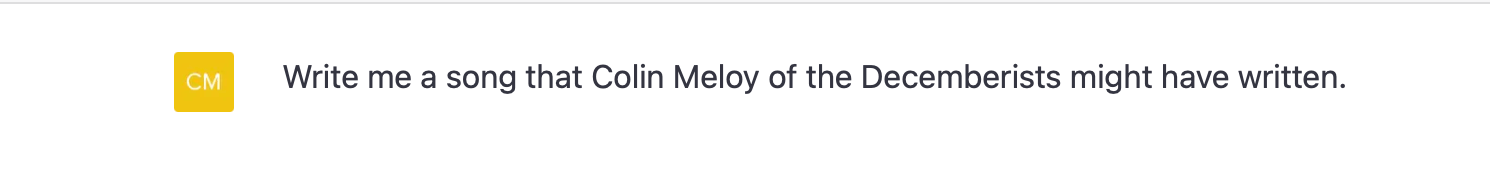 I had ChatGPT write a Decemberists song