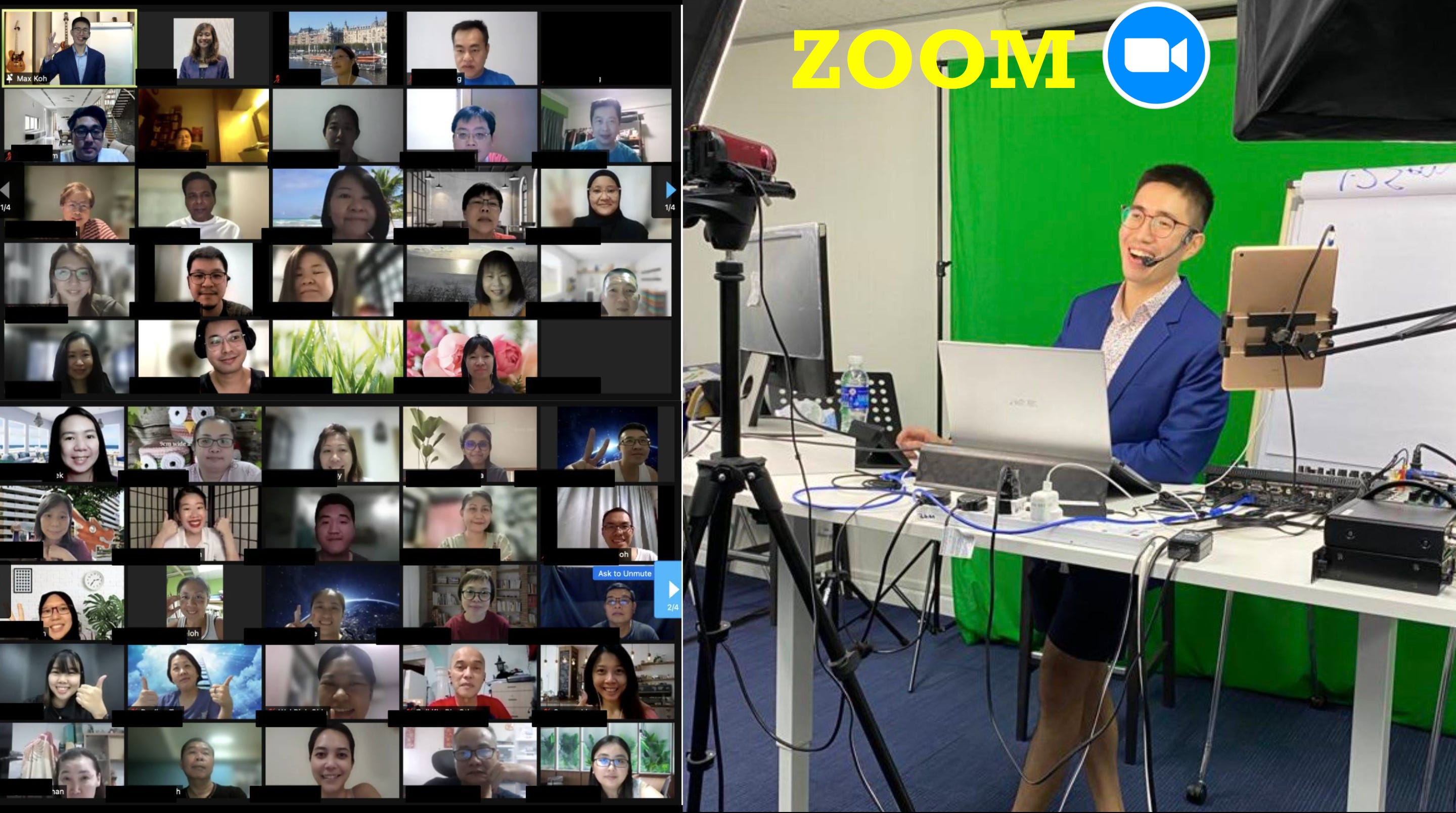 Max's Speaking Photos - by Max Koh