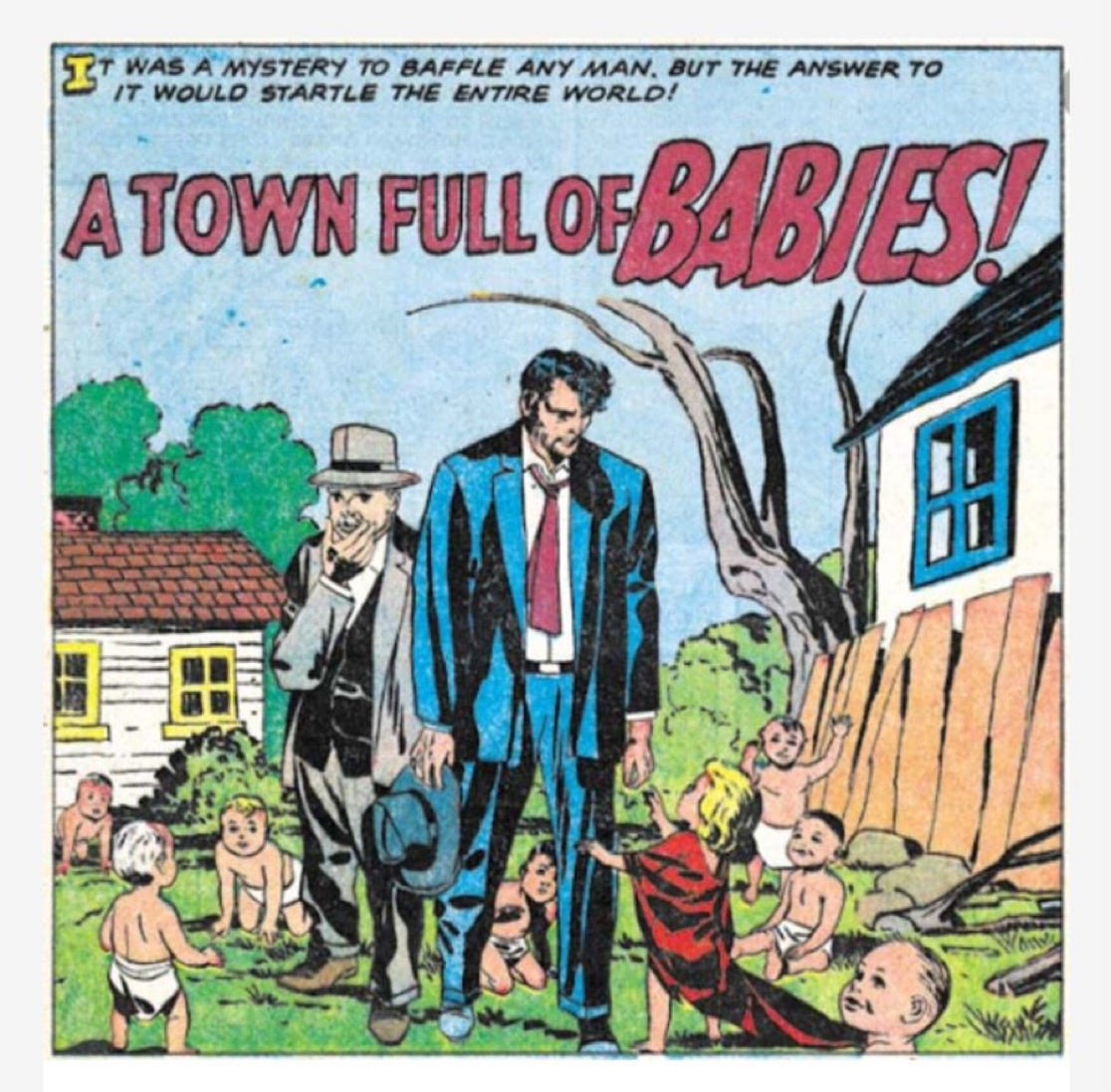 A town full of babies - by Bill Shaner