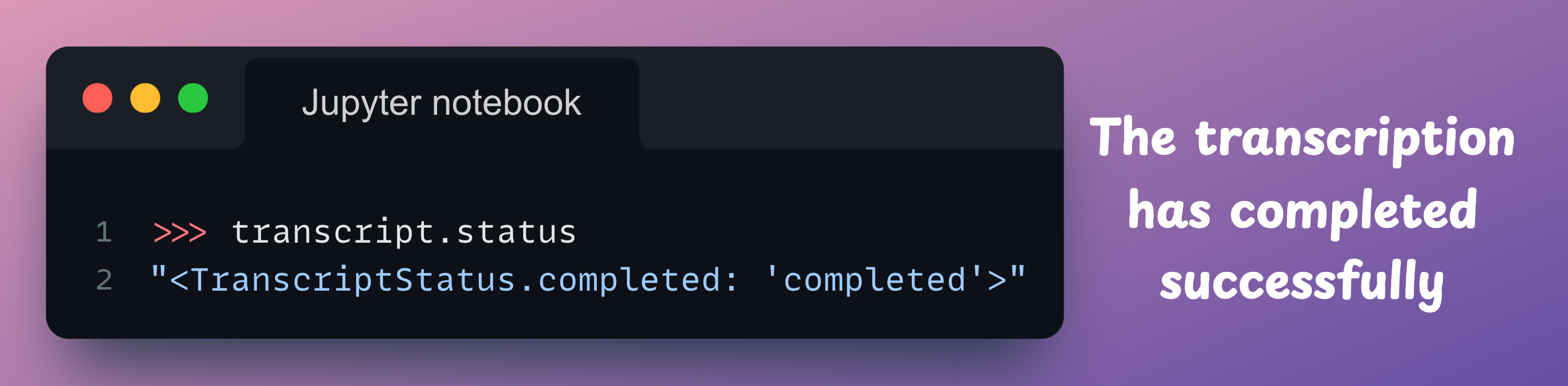 Automatic Speech Recognition with AssemblyAI