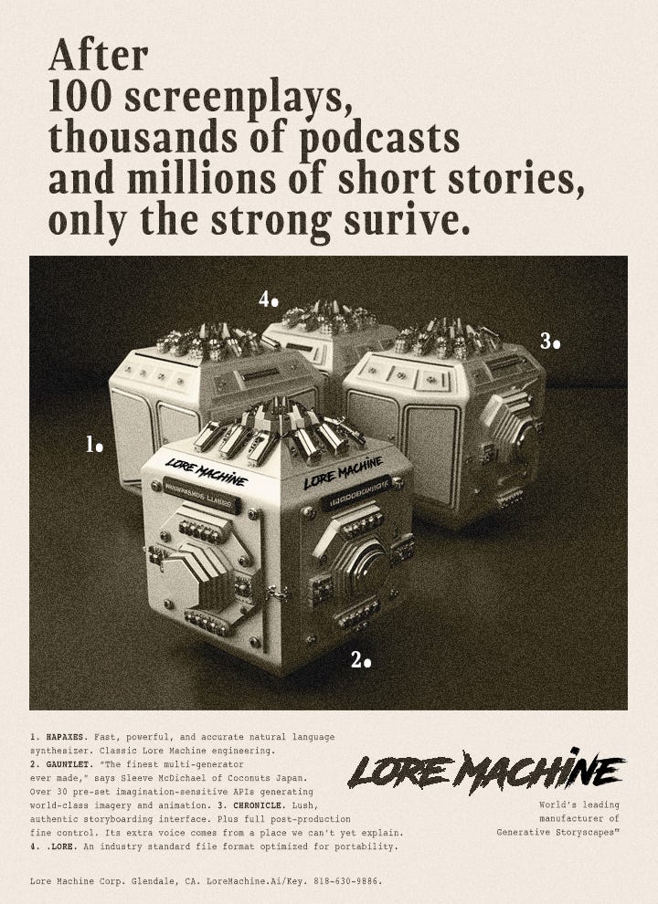 Pentagraph is Now Lore Machine - by Thobey Campion