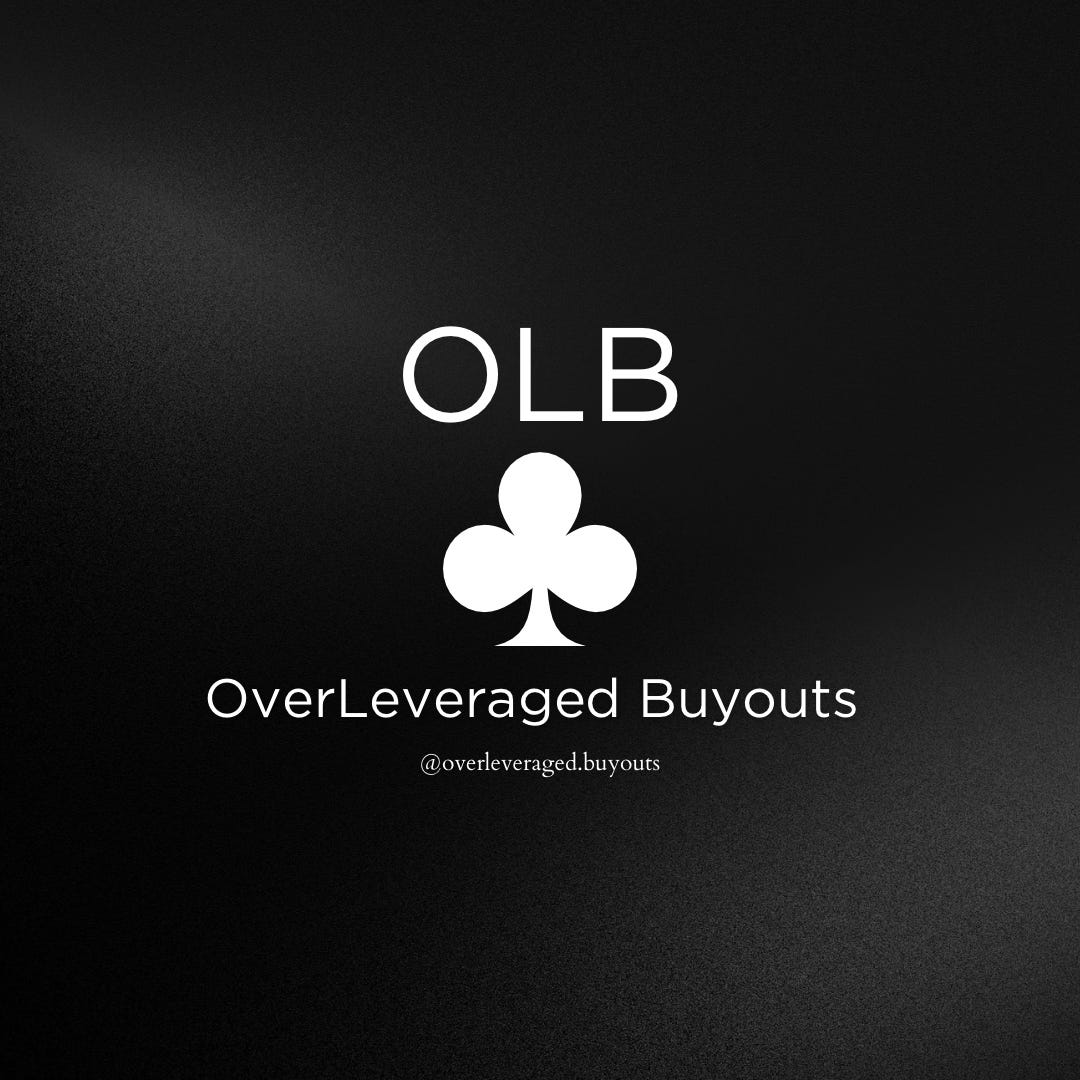 Overleveraged Buyouts | Substack