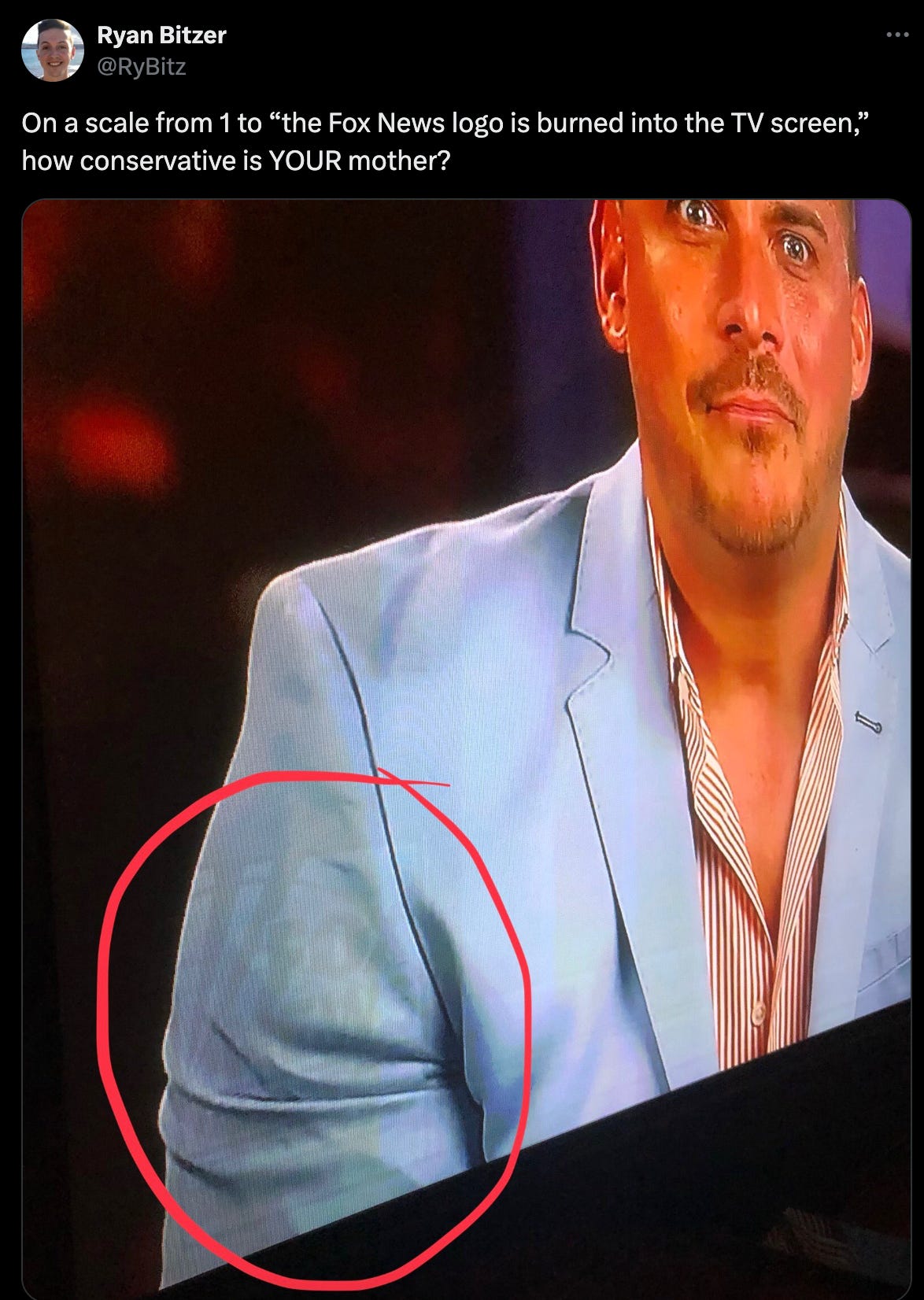 The Fox Logo Burned into the Television - by Joe Hovde