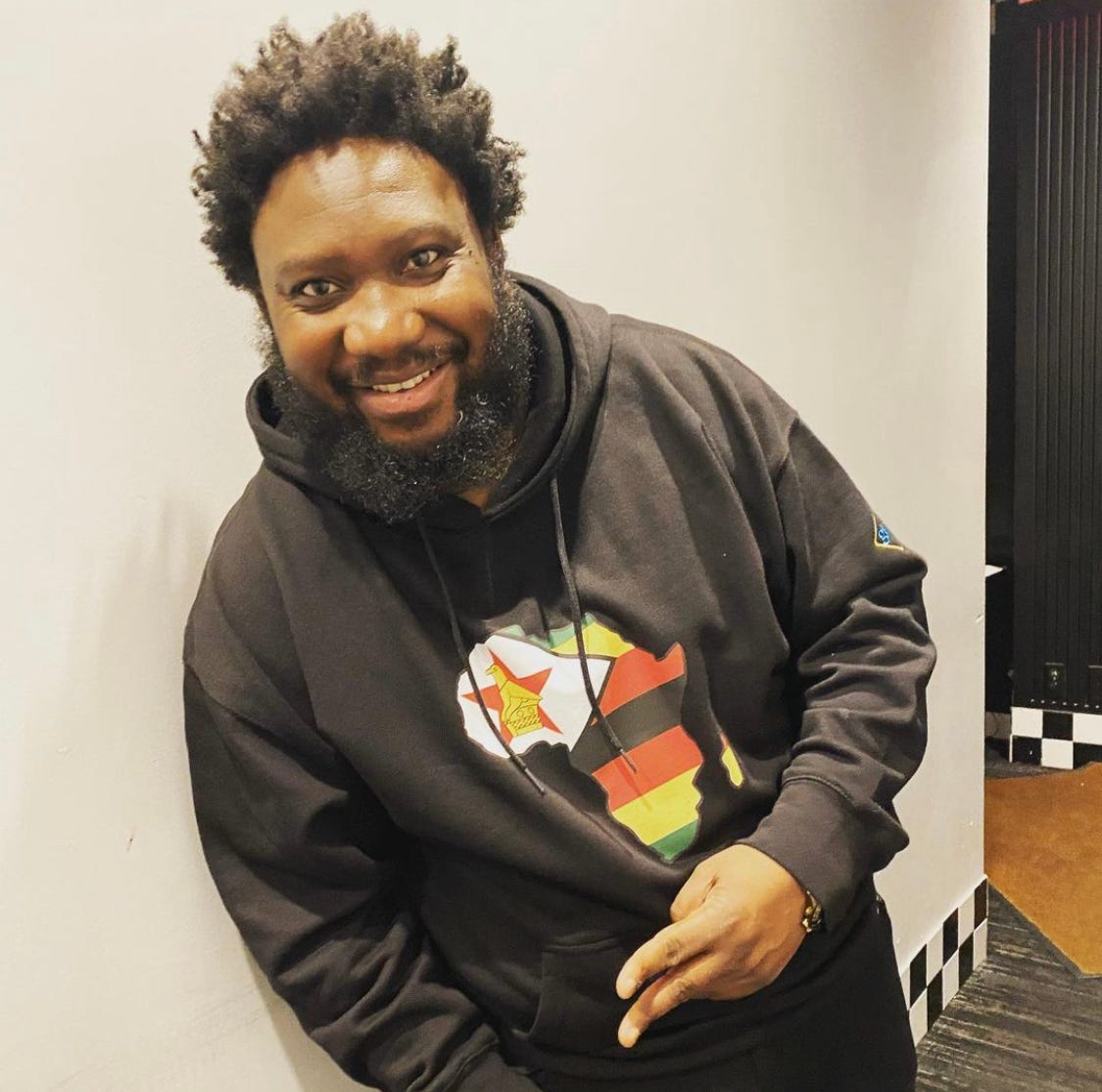 Alfred Kainga's stand up is painful to watch.