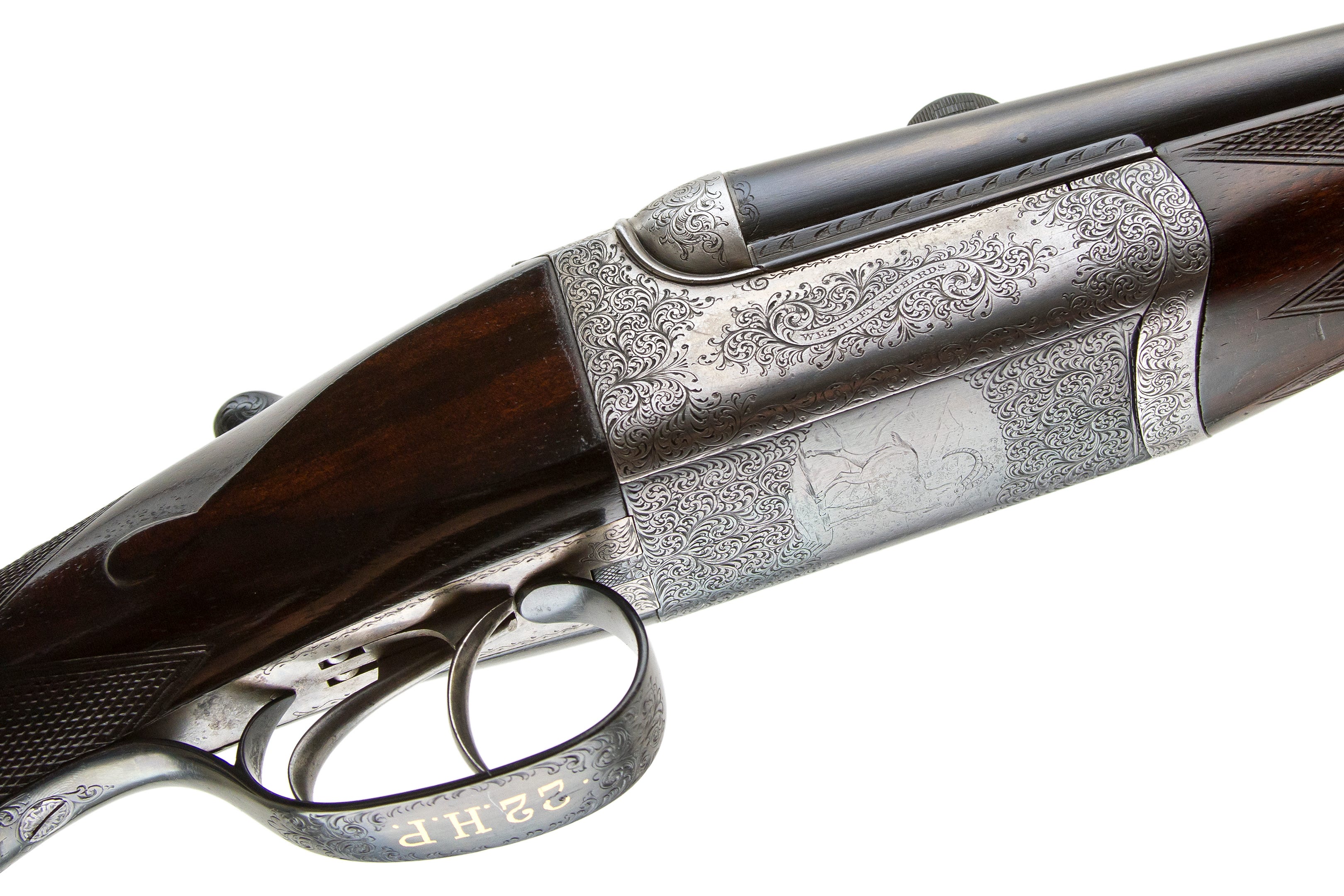 The Westley Richards - Best Pre-War Droplock Double Rifle 22 Hi Power: