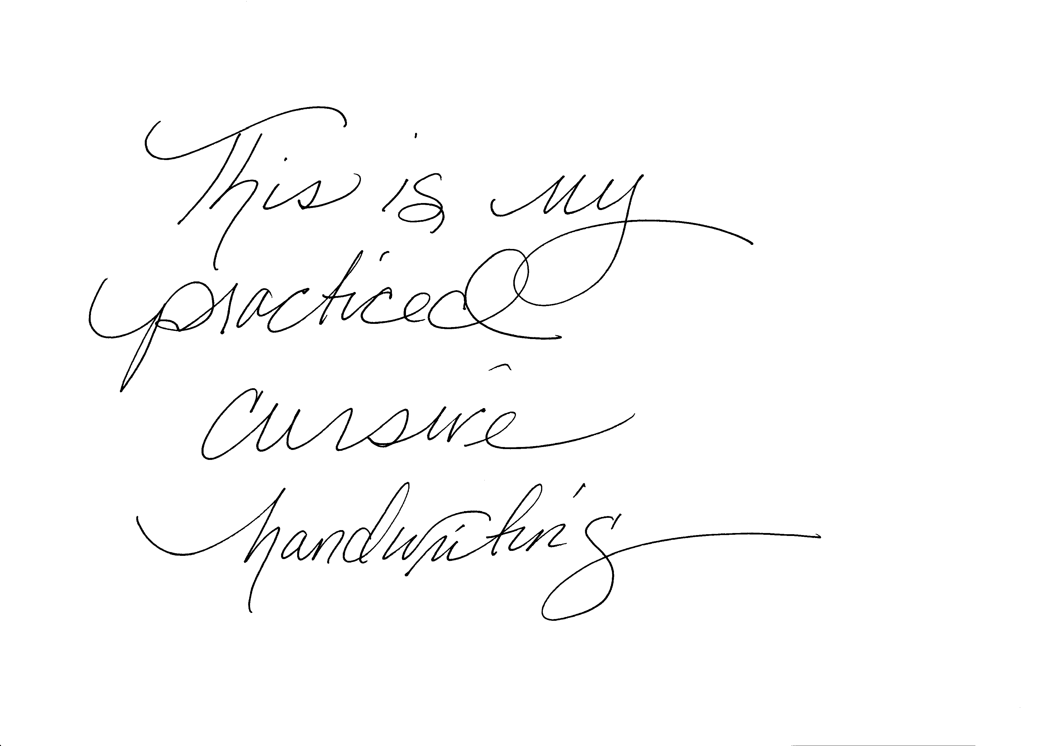 The Art of Cursive - by Val J Meyers - Musings