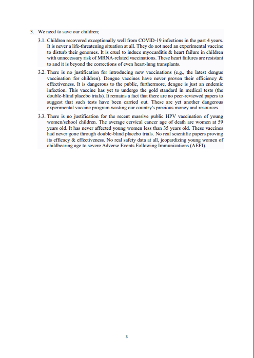 OPEN LETTER TO THE PRIME MINISTER OF MALAYSIA