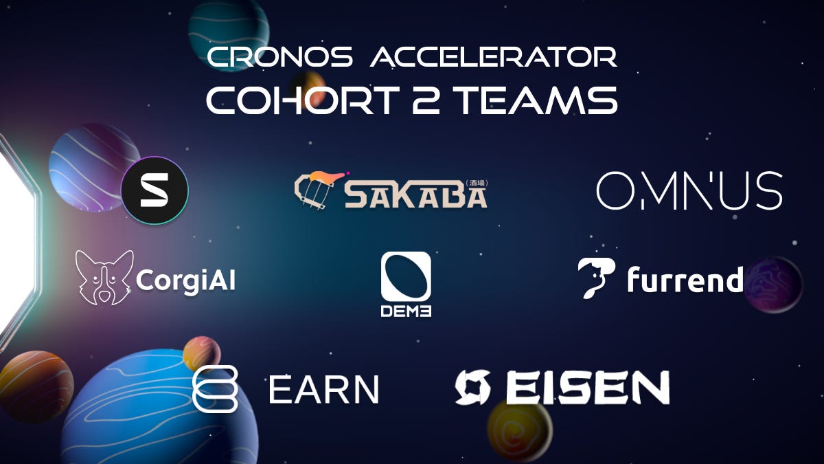 Cronos Labs Kicks Off Second Cohort Of Web3 Accelerator Program Offering Worlds First