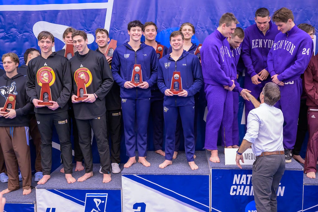 Those 400 Medley Relays - by d3so - D3 Swimming Outsider