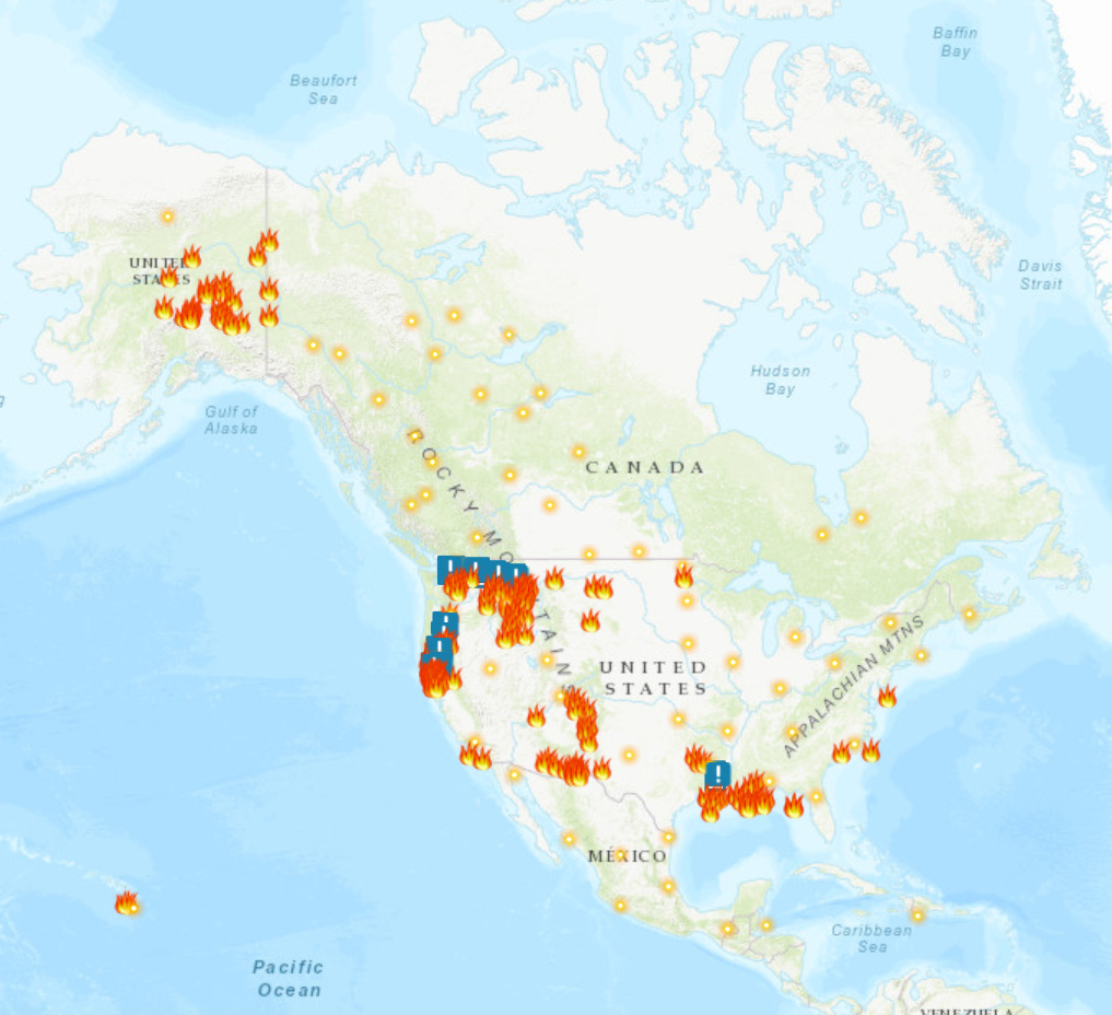 Global Wildfire Update: North American Wildfire Smoke Reaching Europe