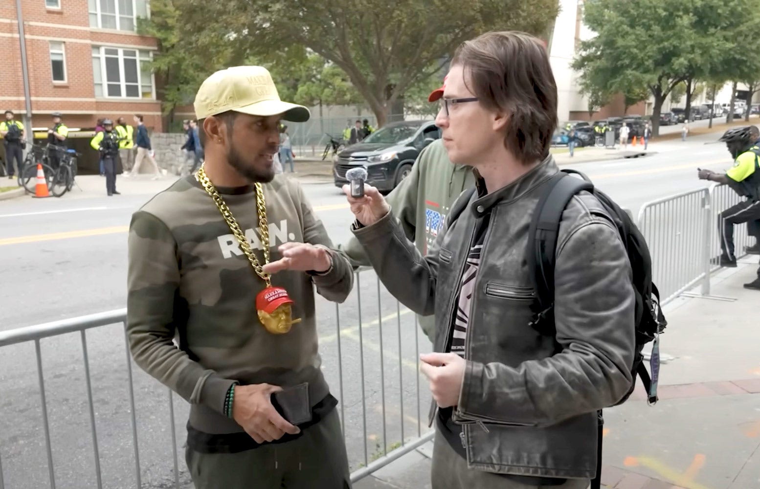 Comedian Walter Masterson beats anti-abortion protesters at their own game