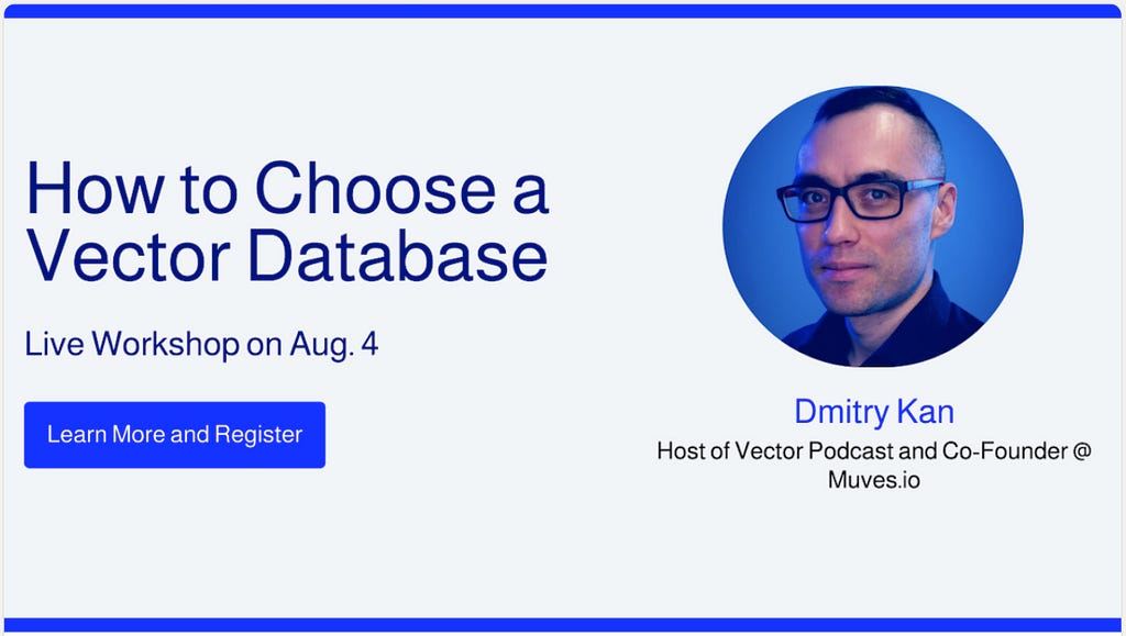 How to Choose a Vector Database