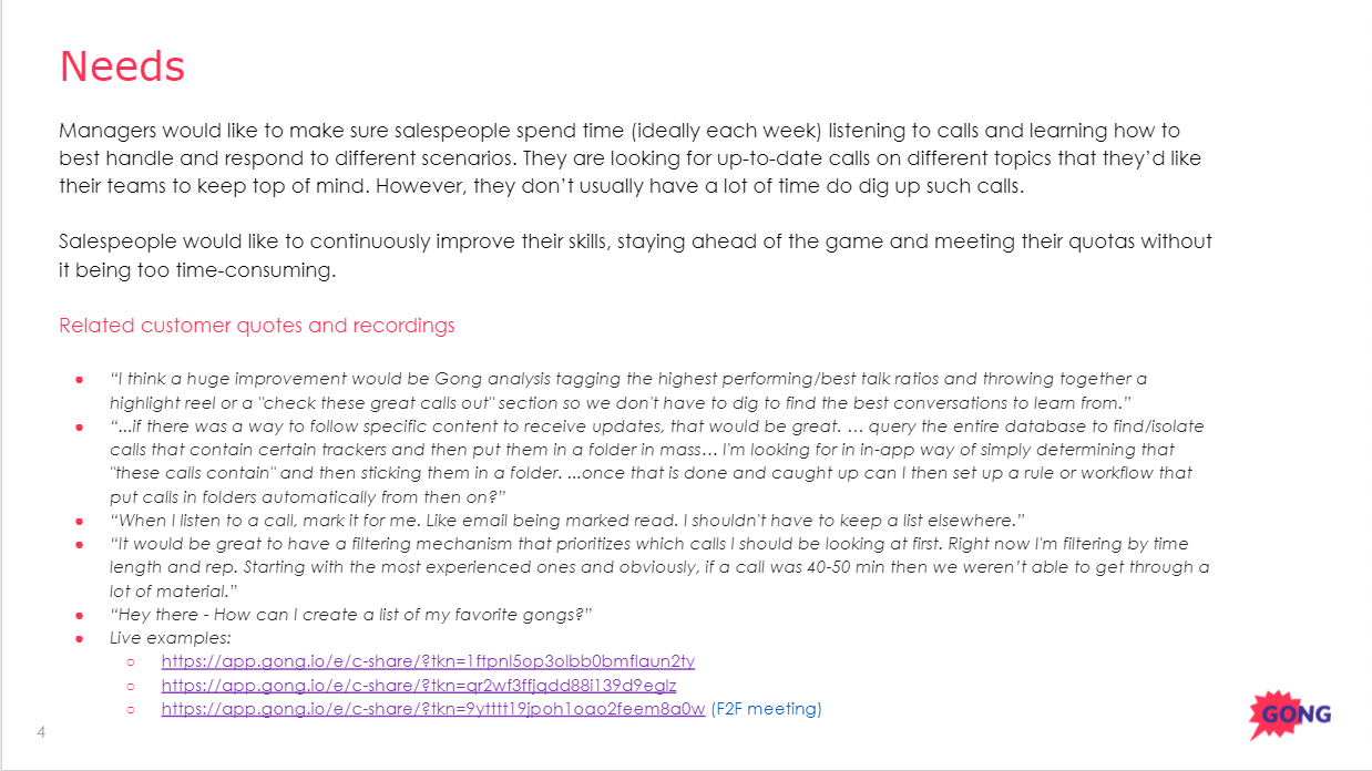 How Gong builds product - by Lenny Rachitsky