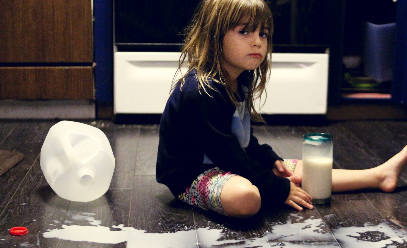 Don't Cry Over Spilled Milk - by Mackenzie Galloway-Cole