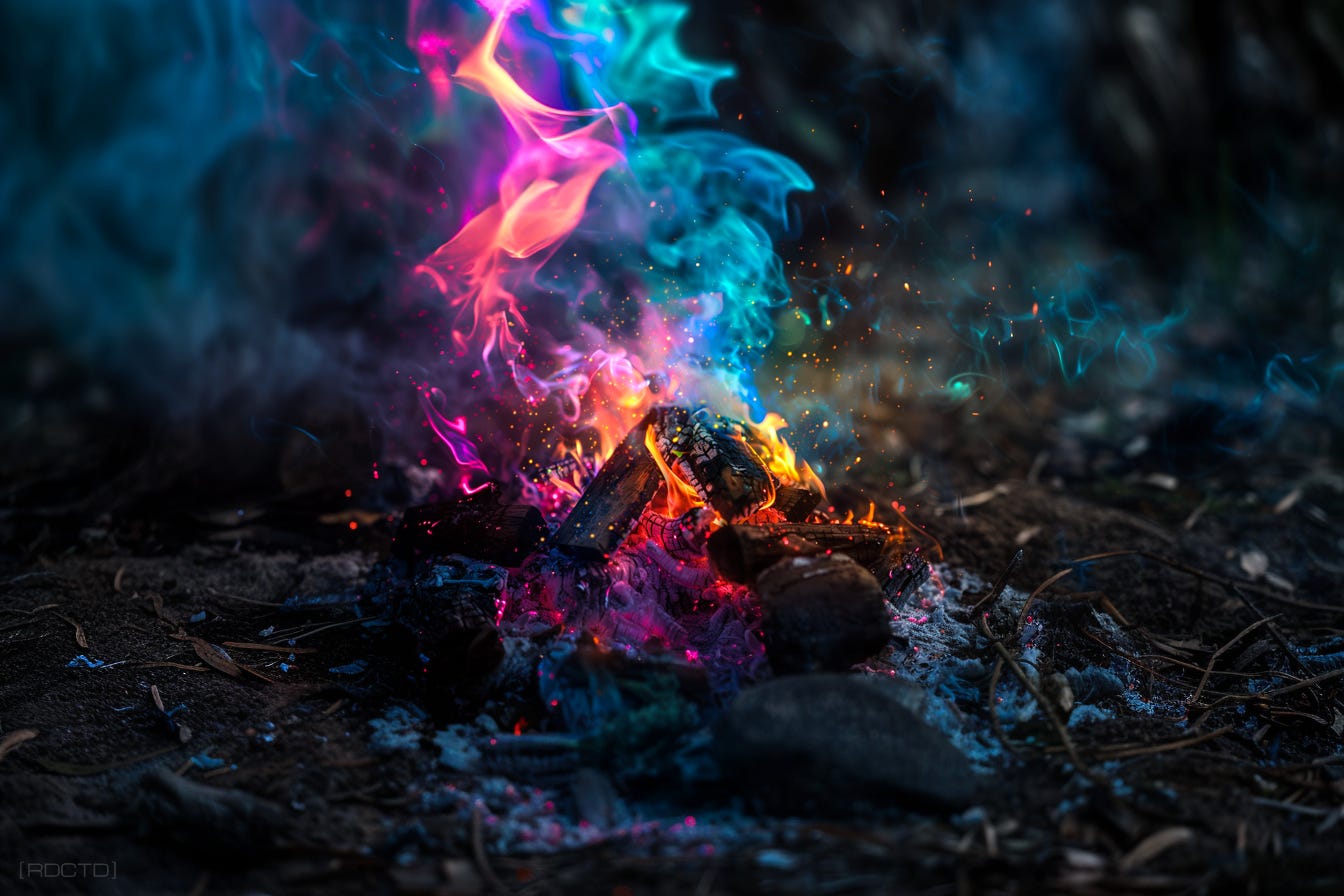 Why are there different colors of fire? - by Alias