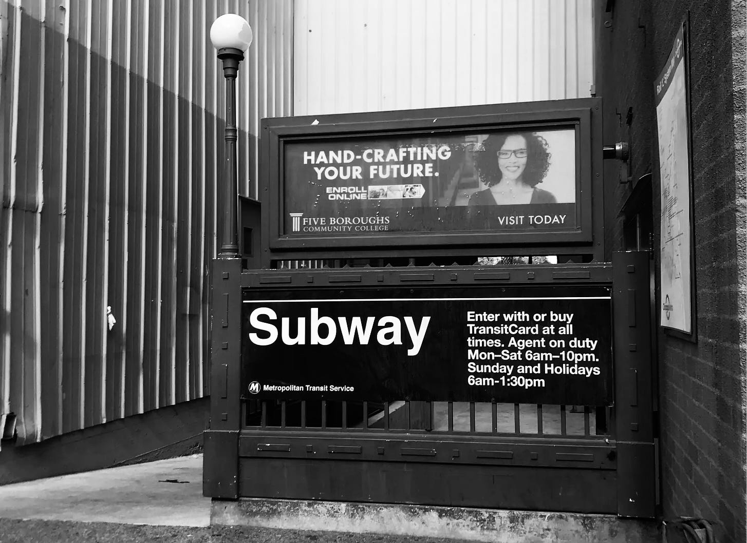 I'm the creepy grifter at Times Square Station.