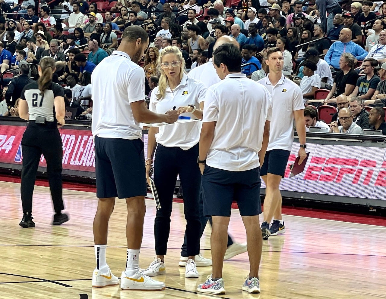 Jannero Pargo finding his voice coaching Pacers at Summer League